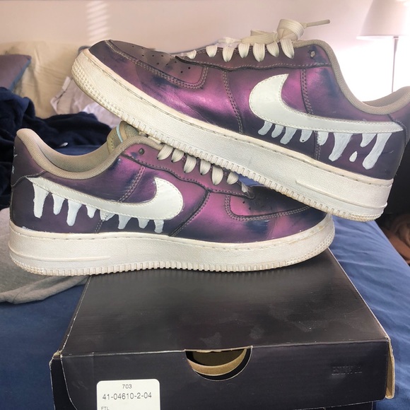 Nike | Shoes | Custom Drip Air Forces | Poshmark